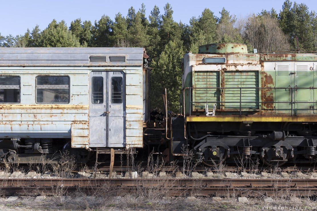 Chernobyl: Yaniv train station – April 2015 – Adam X